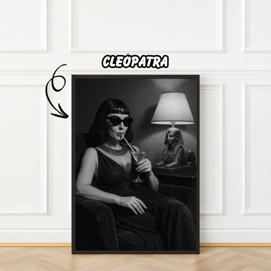 Cleopatra Digital Wall Art | Ancient Egypt Printable Poster | Egyptian ...