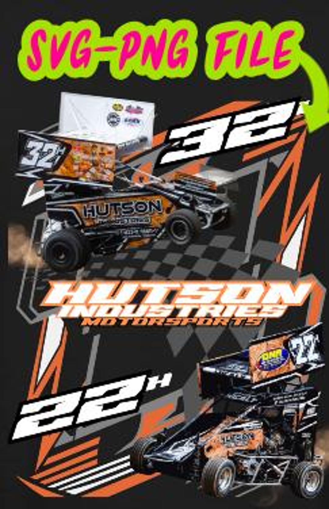 Custom Race Team Design | PNG SVG File Racing Logo Design for Tees ...