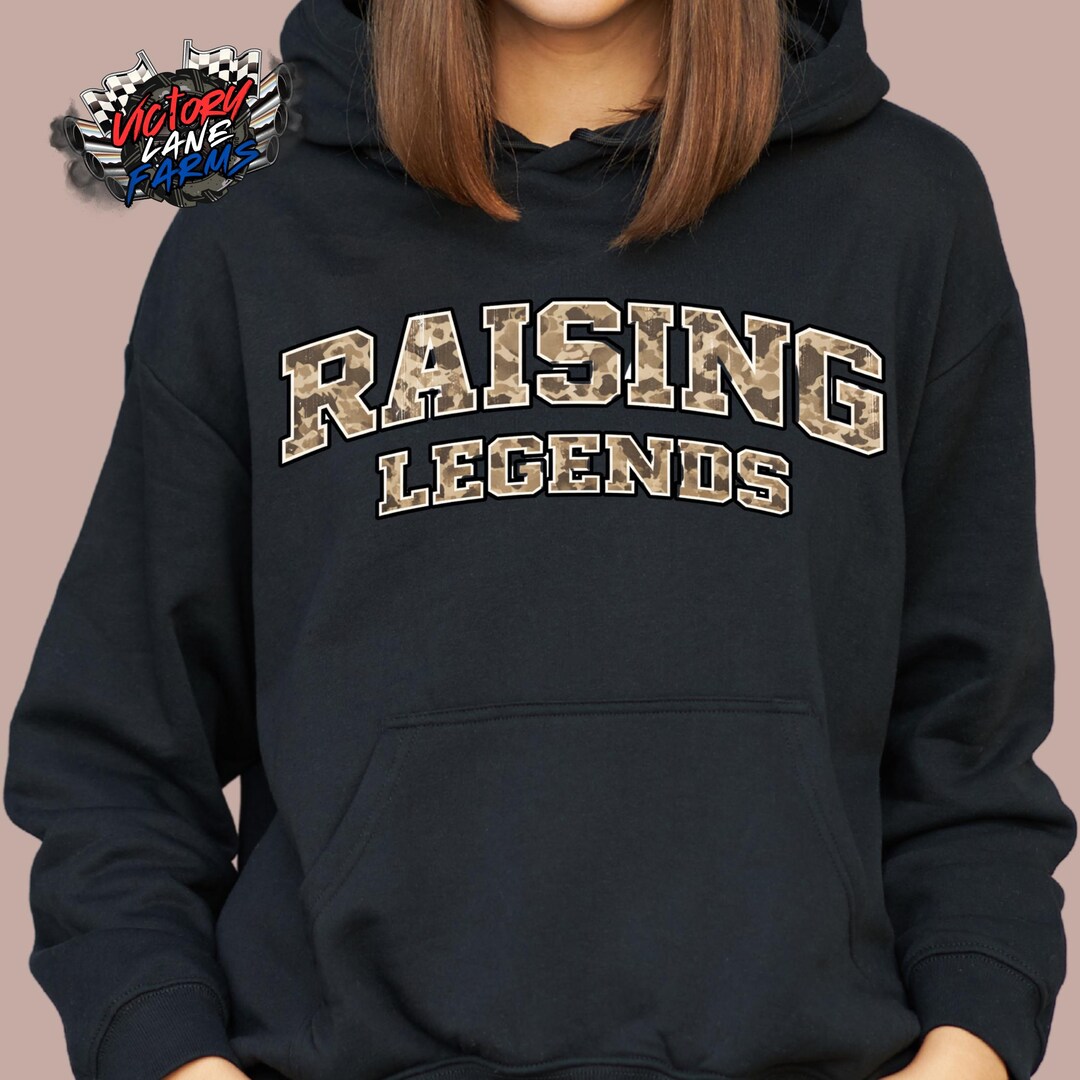 RAISING LEGENDS Camo Hoodie | Hunting Motorsport Racing Sweatshirt - Etsy
