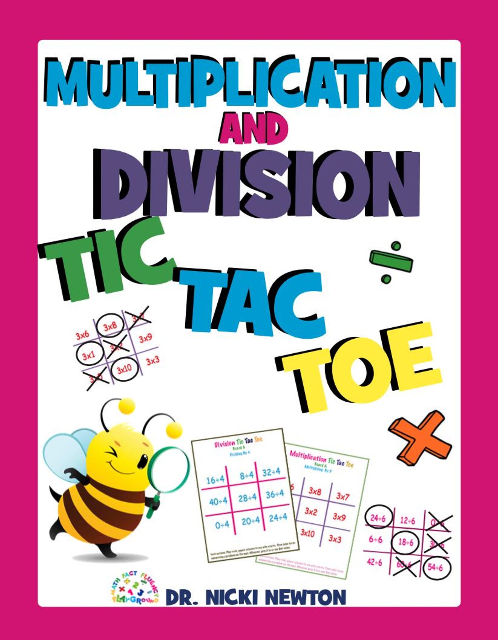 Multiplication & Division Tic-tac-toe - Etsy