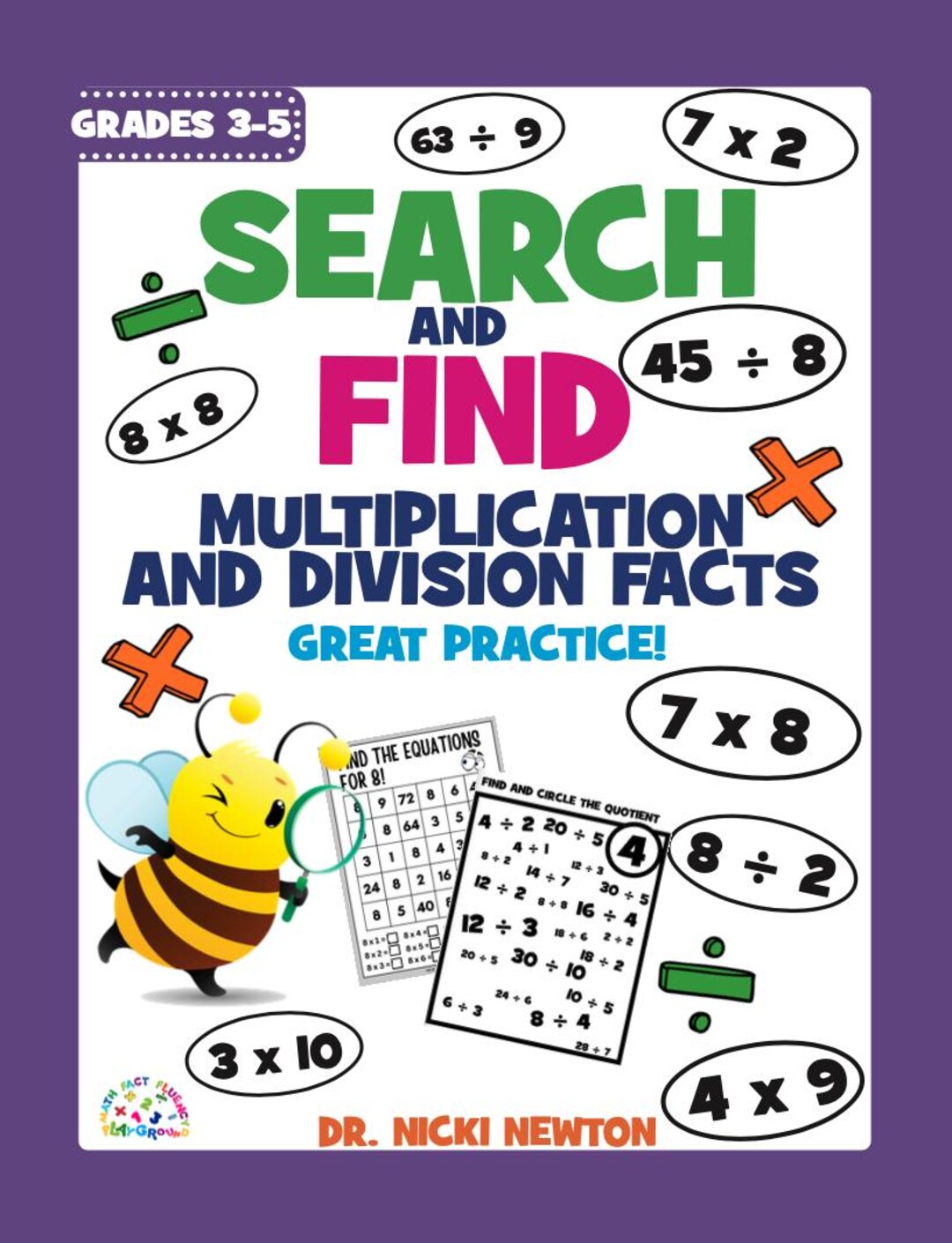 Search and Find Multiplication and Division Facts - Etsy