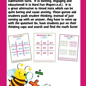 Multiplication & Division Tic-tac-toe - Etsy