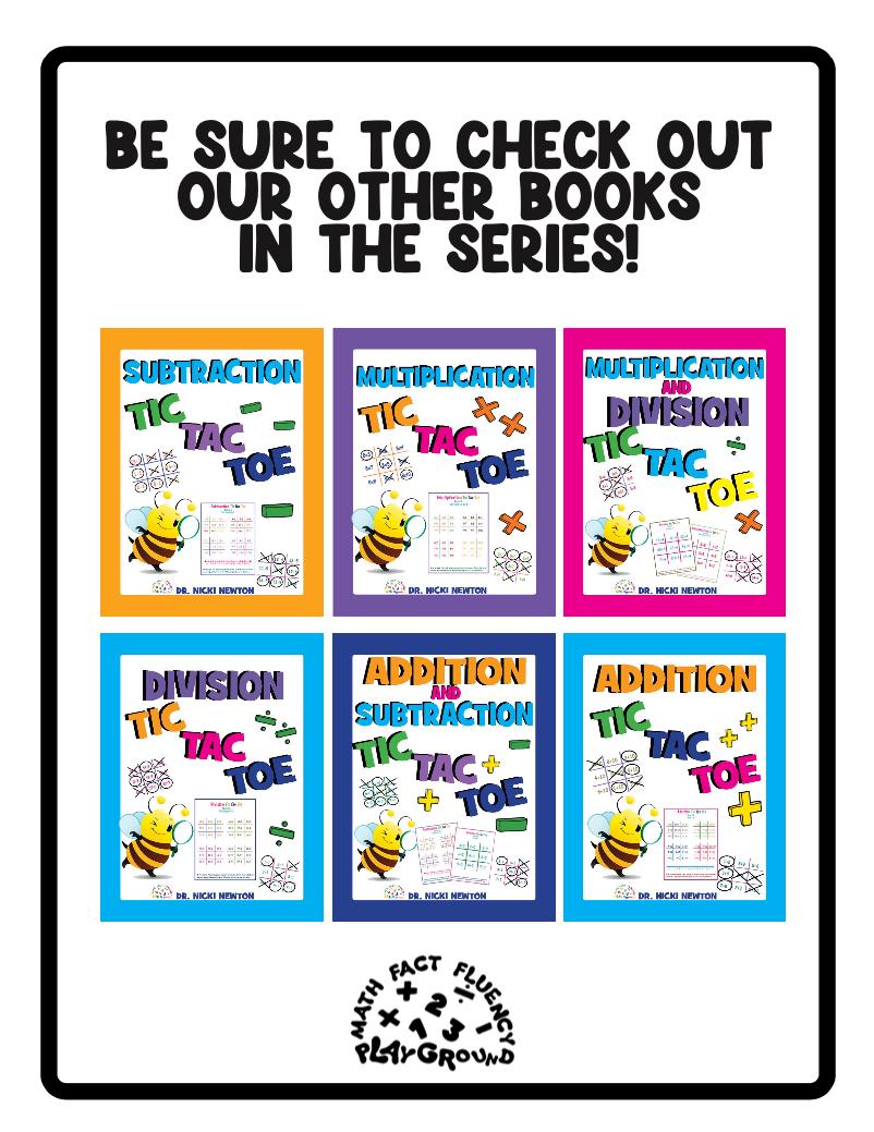 Multiplication & Division Tic-tac-toe - Etsy