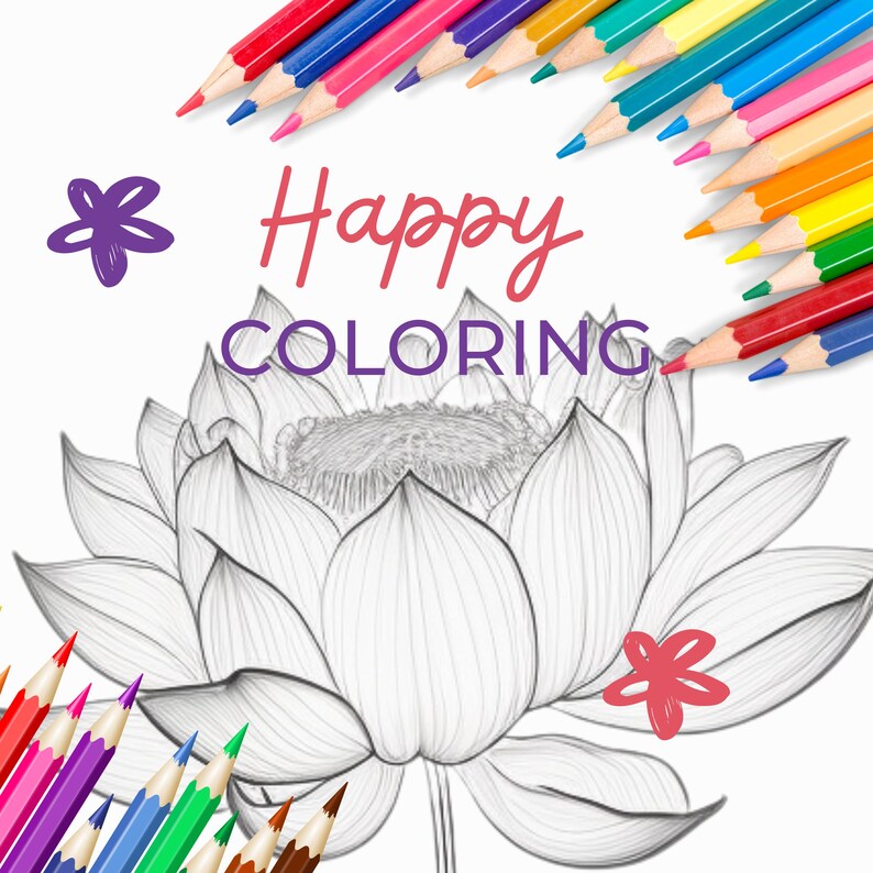 Bloom & Botanical Coloring Book: 50+ Realistic Flower Illustrations ...