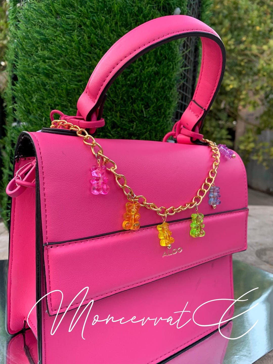 Colorful Gummy Bear Chain Charm - Etsy