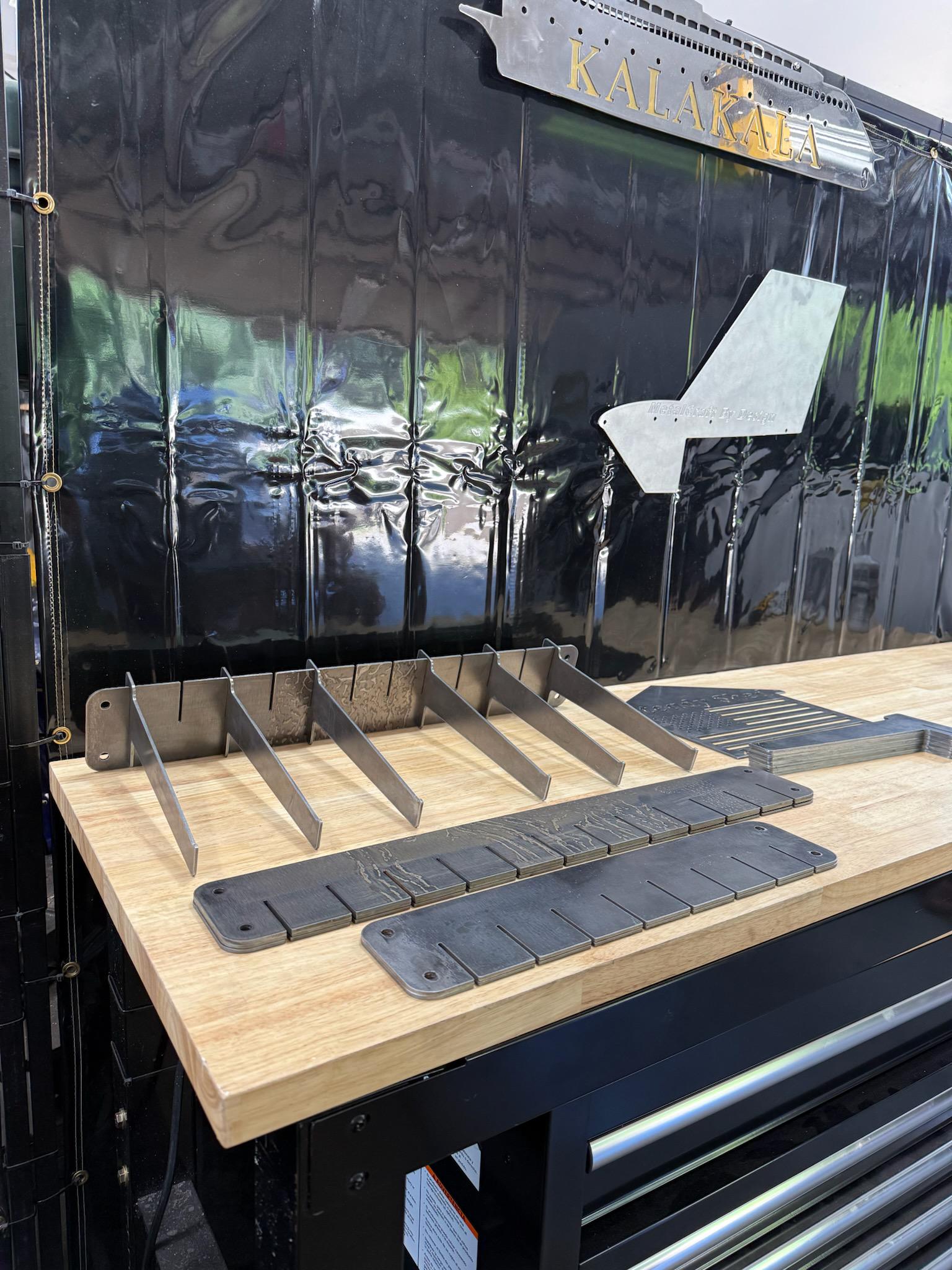 Modular Storage System for Sheds, Garages and Shops 11ga Steel DXF Cut ...