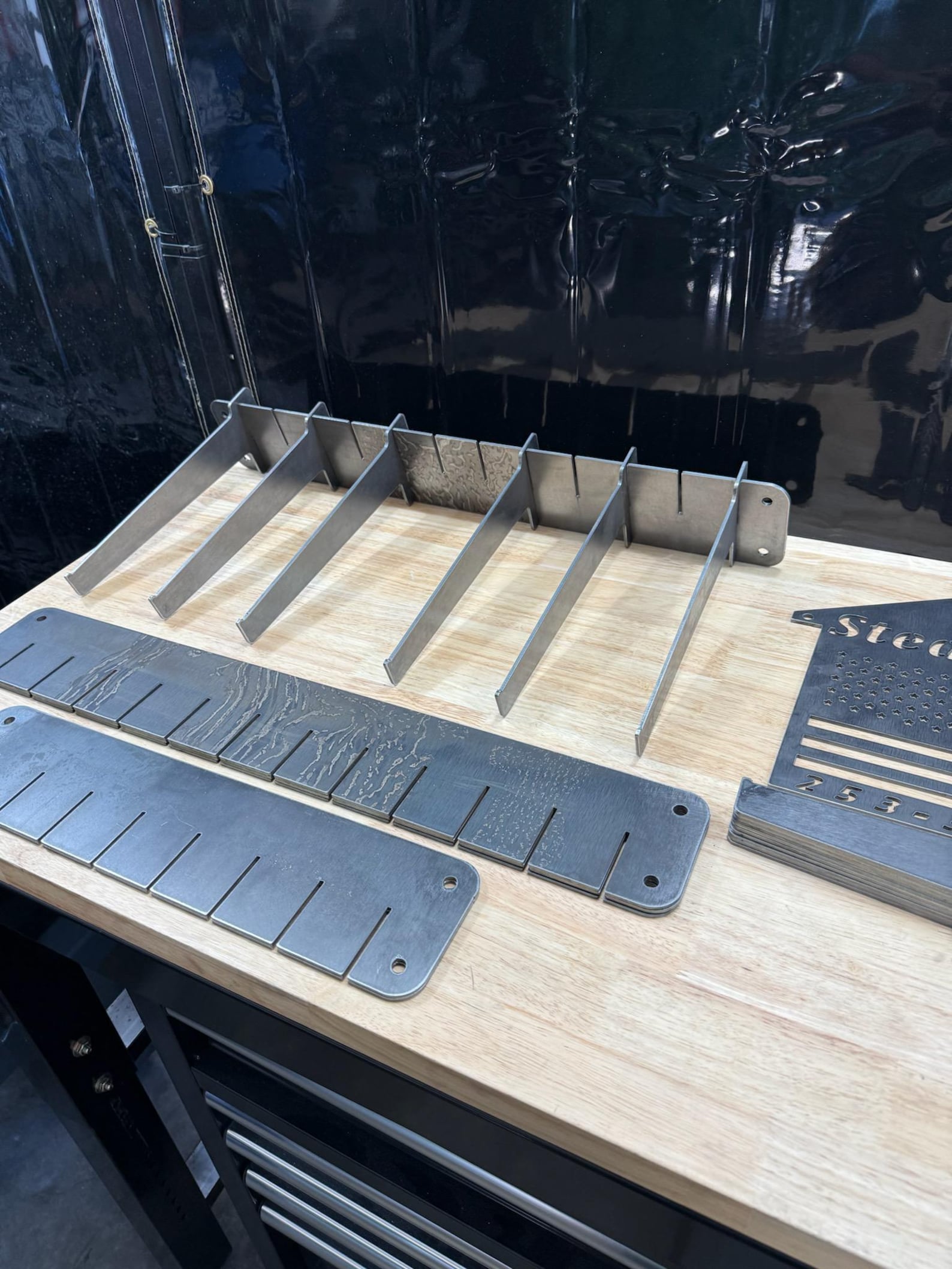 Modular Storage System for Sheds, Garages and Shops 11ga Steel DXF Cut ...