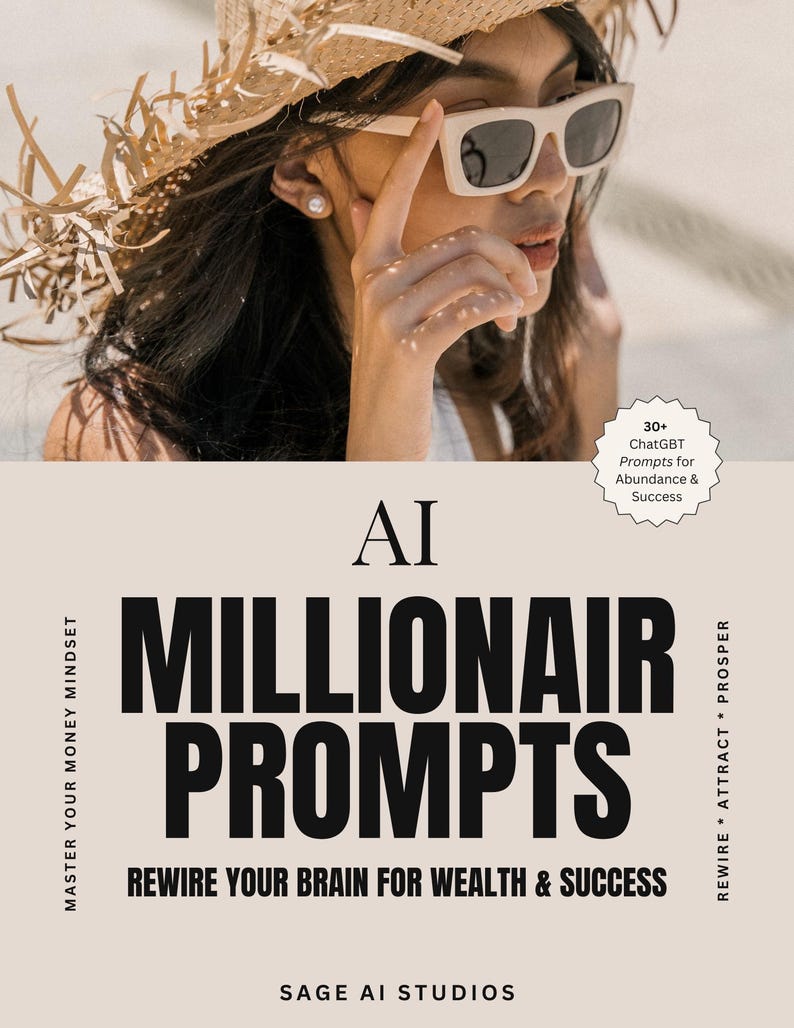 Rewire Your Money Mindset With AI | Financial Freedom Ebook | Passive ...