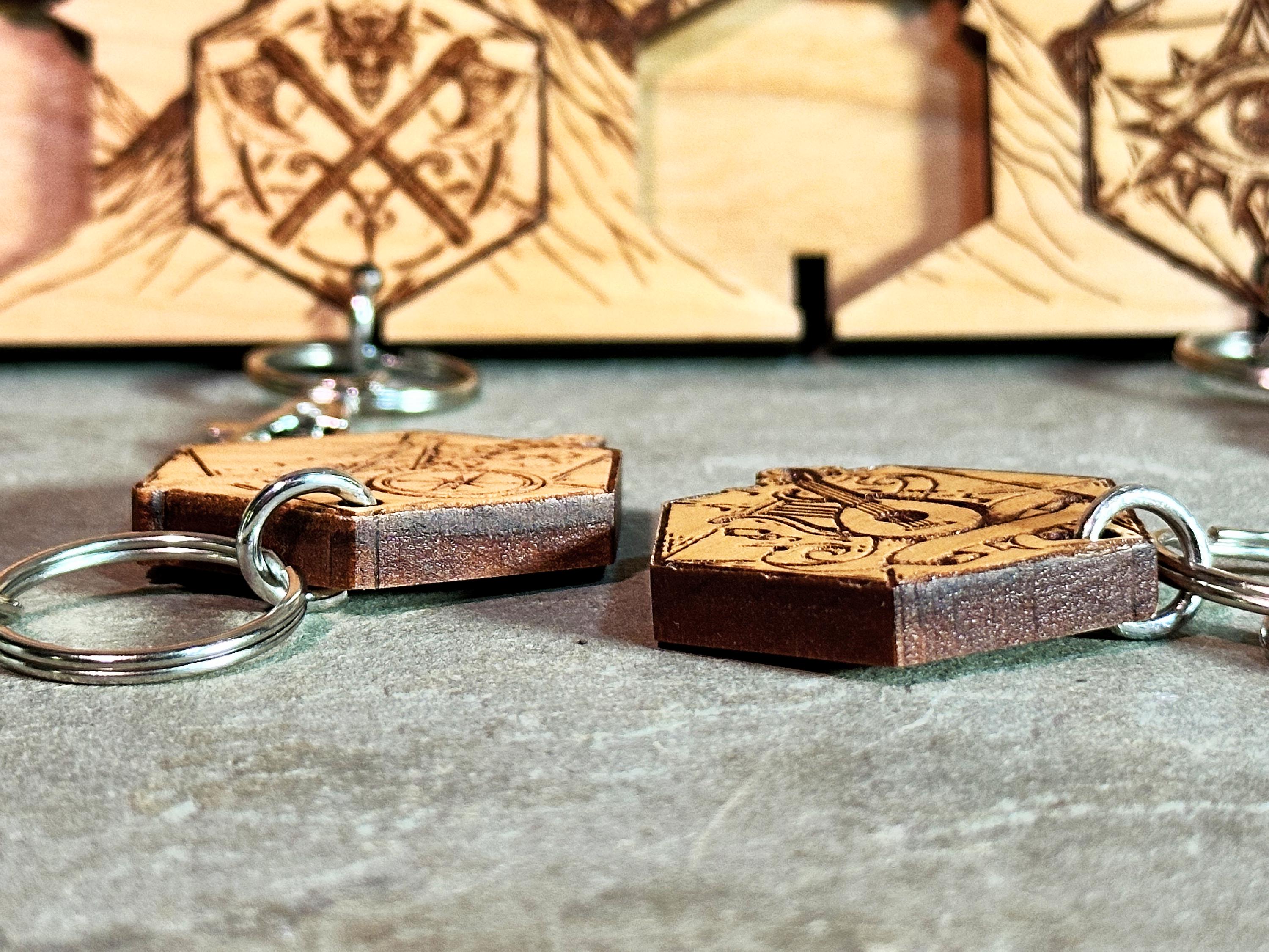 Customizable Dungeons and Dragons Key Holder/keychains | Dnd ...