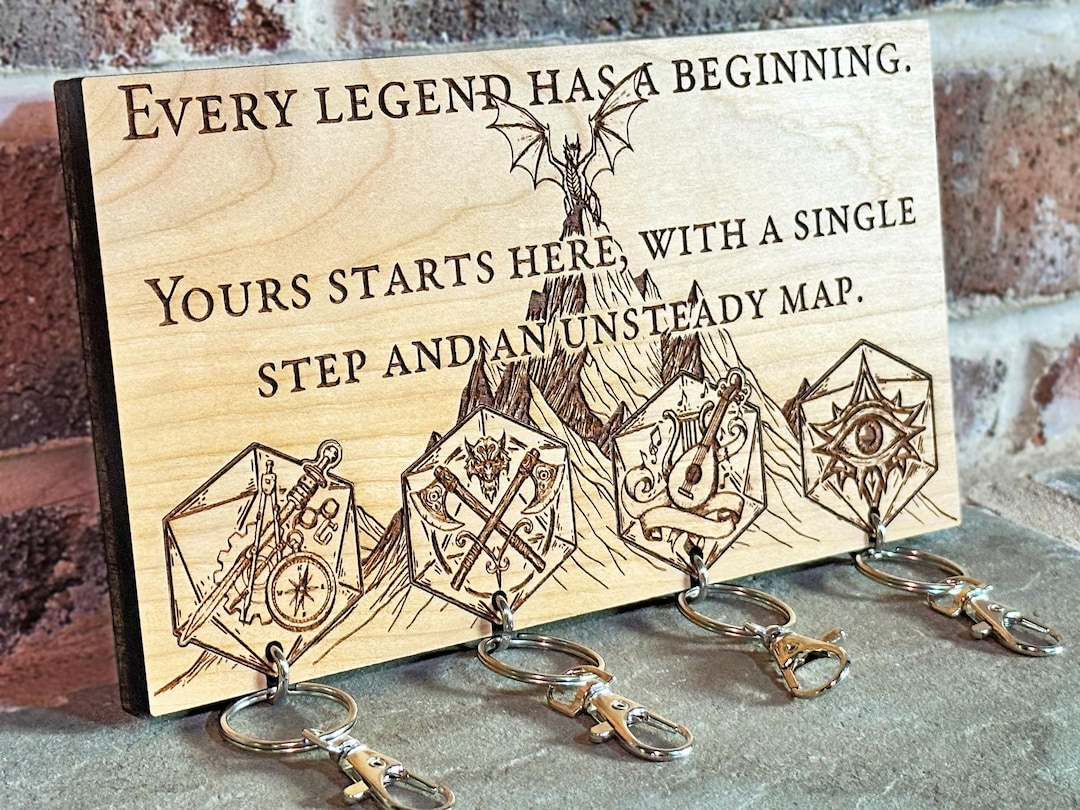 Customizable Dungeons and Dragons Key Holder/keychains | Dnd ...