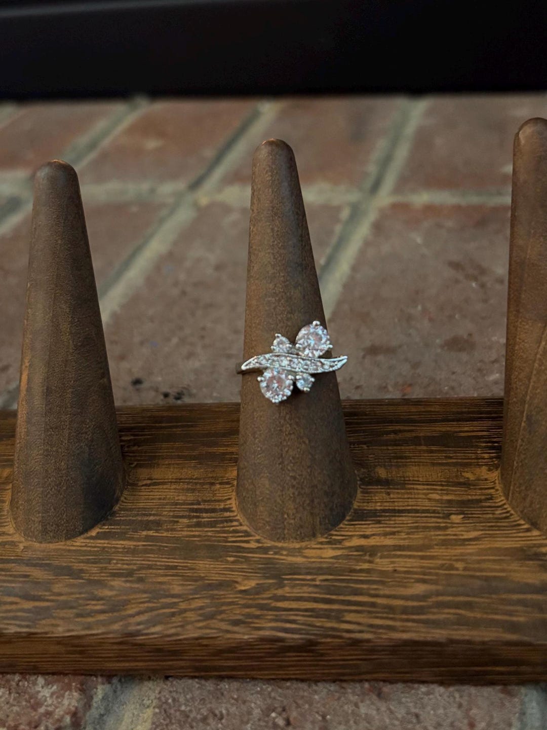 Vintage Engagement Ring Stamped GR Size 7 - Etsy