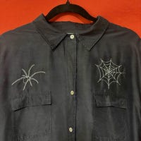 Spider Web T-shirt - Etsy