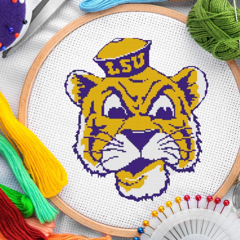 Lsu Cross - Etsy