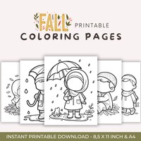 Kids Coloring Pages - Etsy