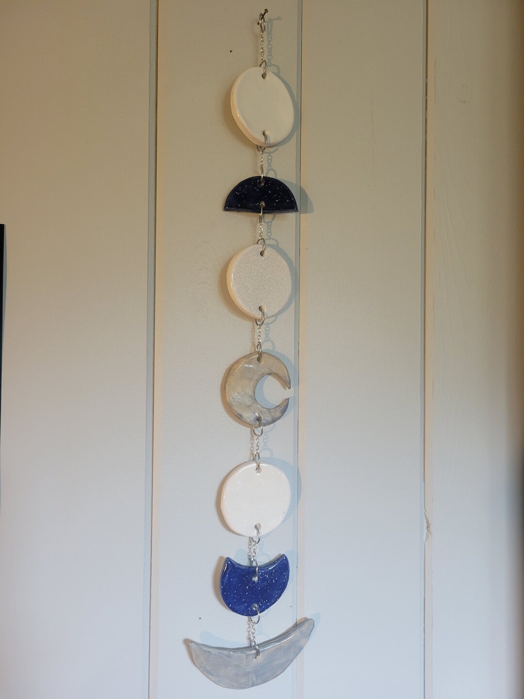 Ceramic Lunar Phase Inspired Wall Hanging: Moon Phase Wall Decor - Etsy