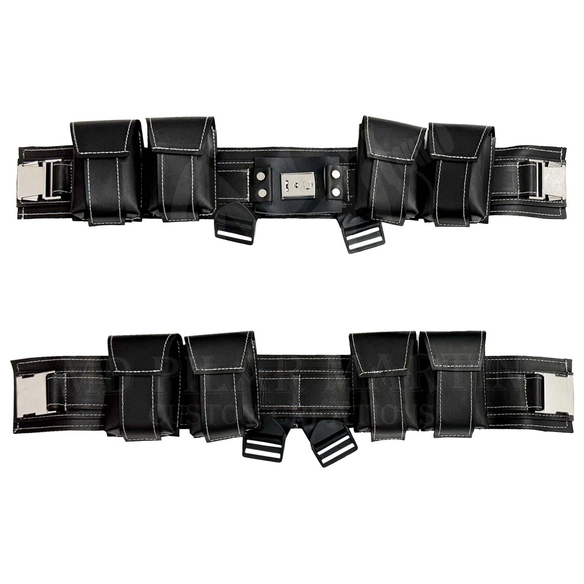 Handcrafted Leather Cosplay Belt: Sci-fi Warrior Costume Utility Belt ...