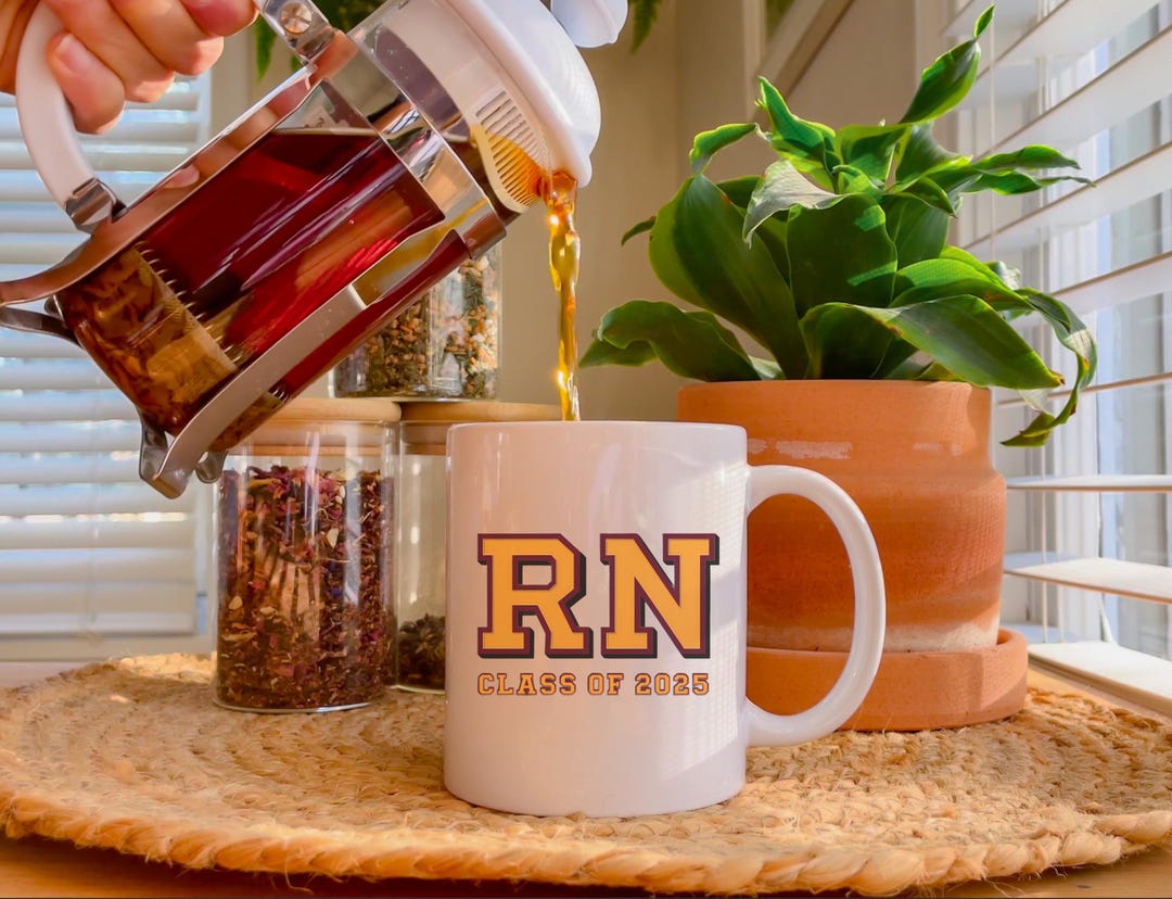 Personalized RN Class of 2025 Mug - Nursing School Graduation Gift ...
