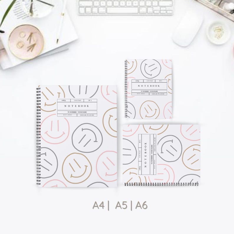 School Covers / Diary Covers / Minimalist Design in PDF / A4 / A5 / A6 ...