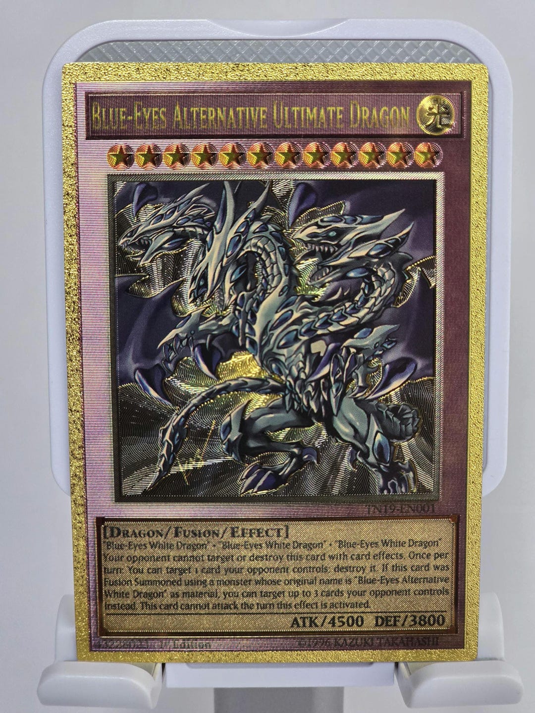 Blue-eyes Alternative Ultimate Dragon (carbon Fiber YGO Orica Card) - Etsy
