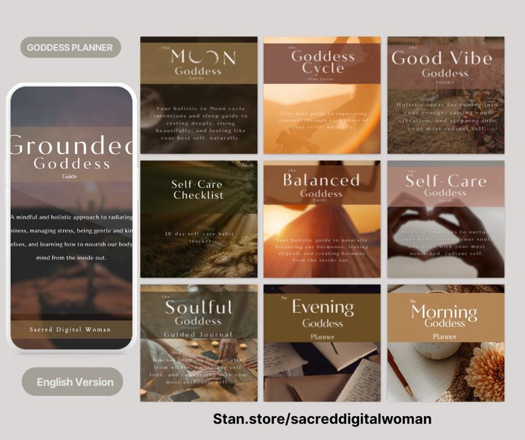 The Complete Goddess Collection | Digital Templates & Planners | Self ...