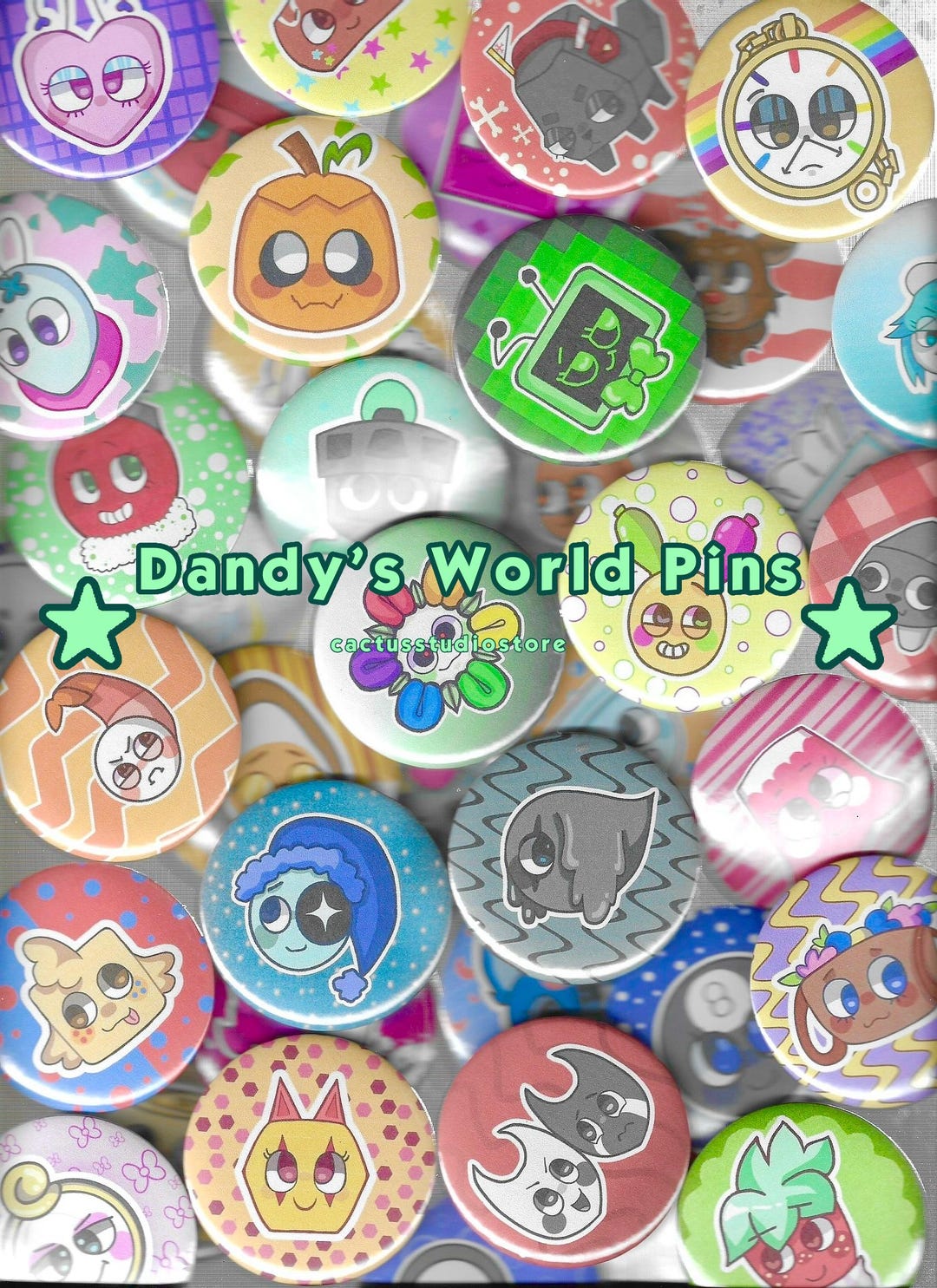 Dandy’s World Pins! (squirm Now Available!) - Etsy
