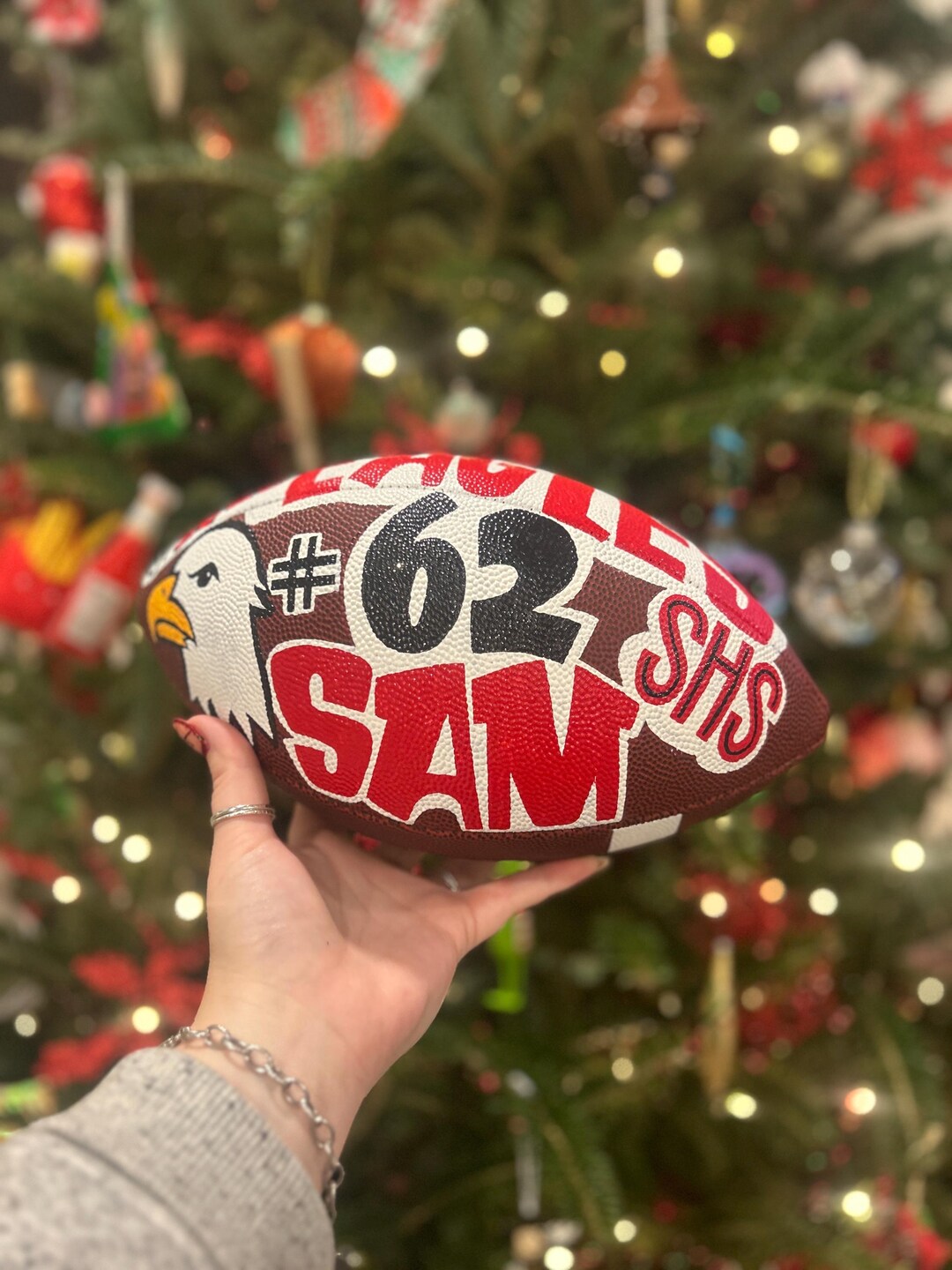 Custom Hand Painted Sports Ball - Etsy