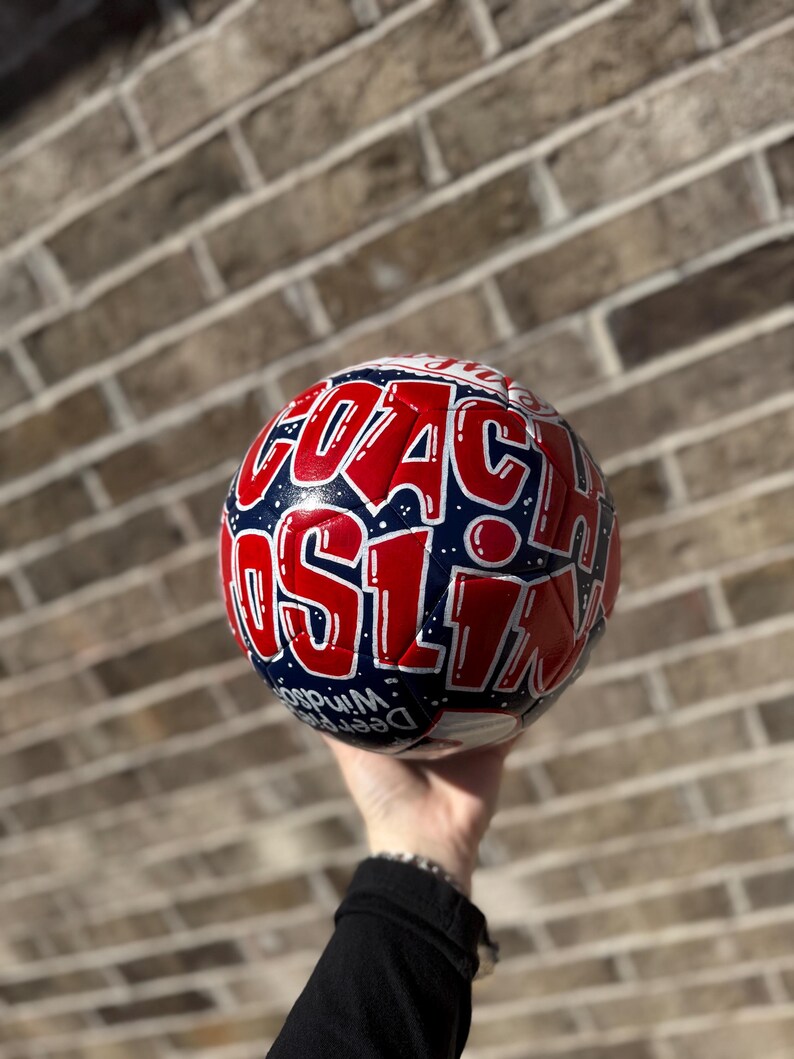 Custom Hand Painted Sports Ball - Etsy