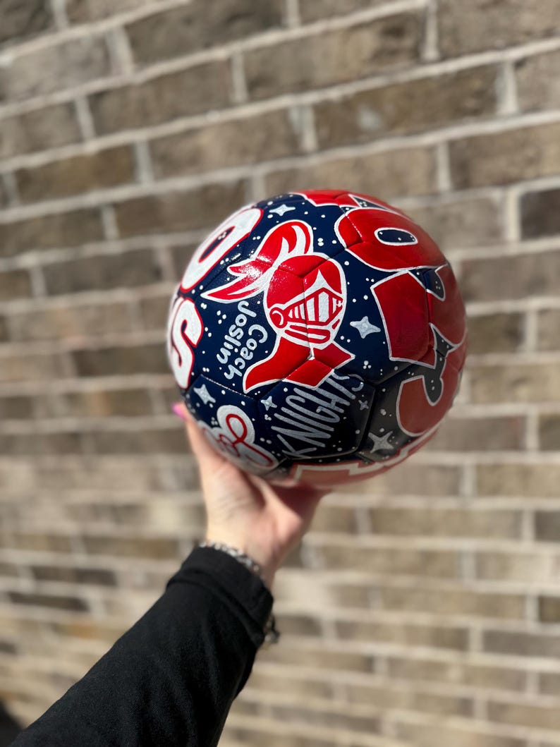 Custom Hand Painted Sports Ball - Etsy