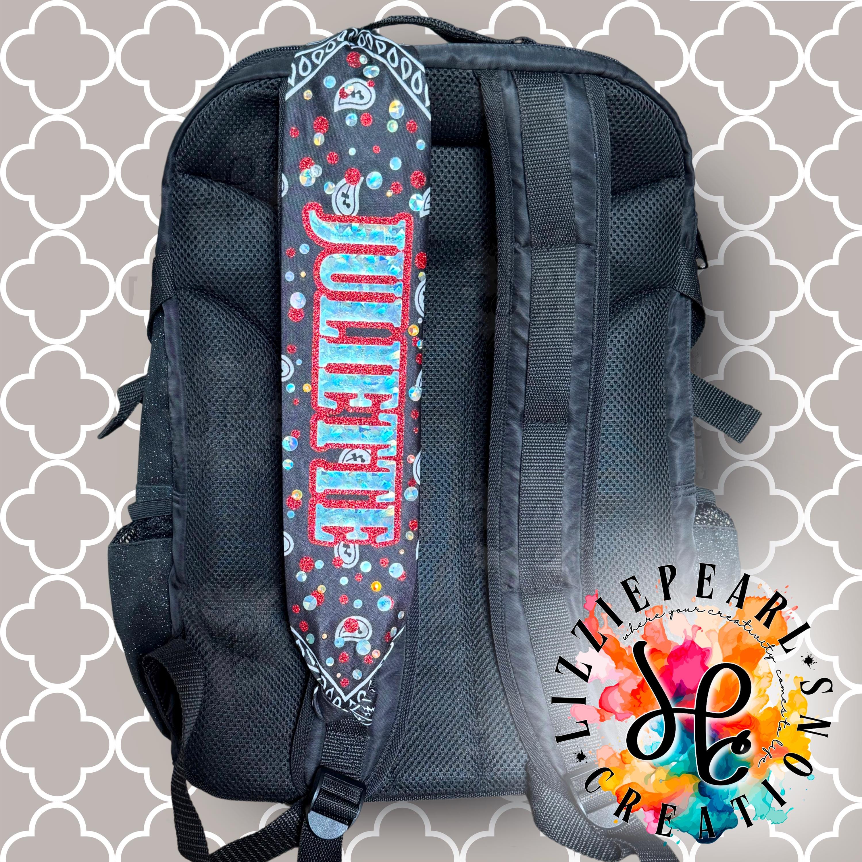 Vinyl Sparkle Spirit Bandana, Custom Backpack Flair - Etsy