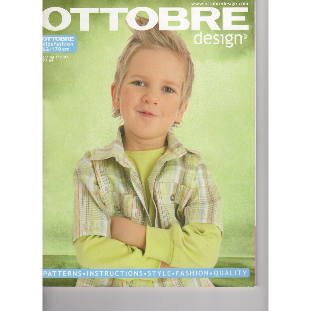 Ottobre Design Magazine Childs Sewing Pattern Spring Issue 1/2007 ...