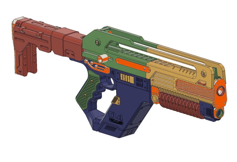 Alien Romulus F44AA Pulse Rifle Prop Kit - 1:1 Scale Movie Replica ...