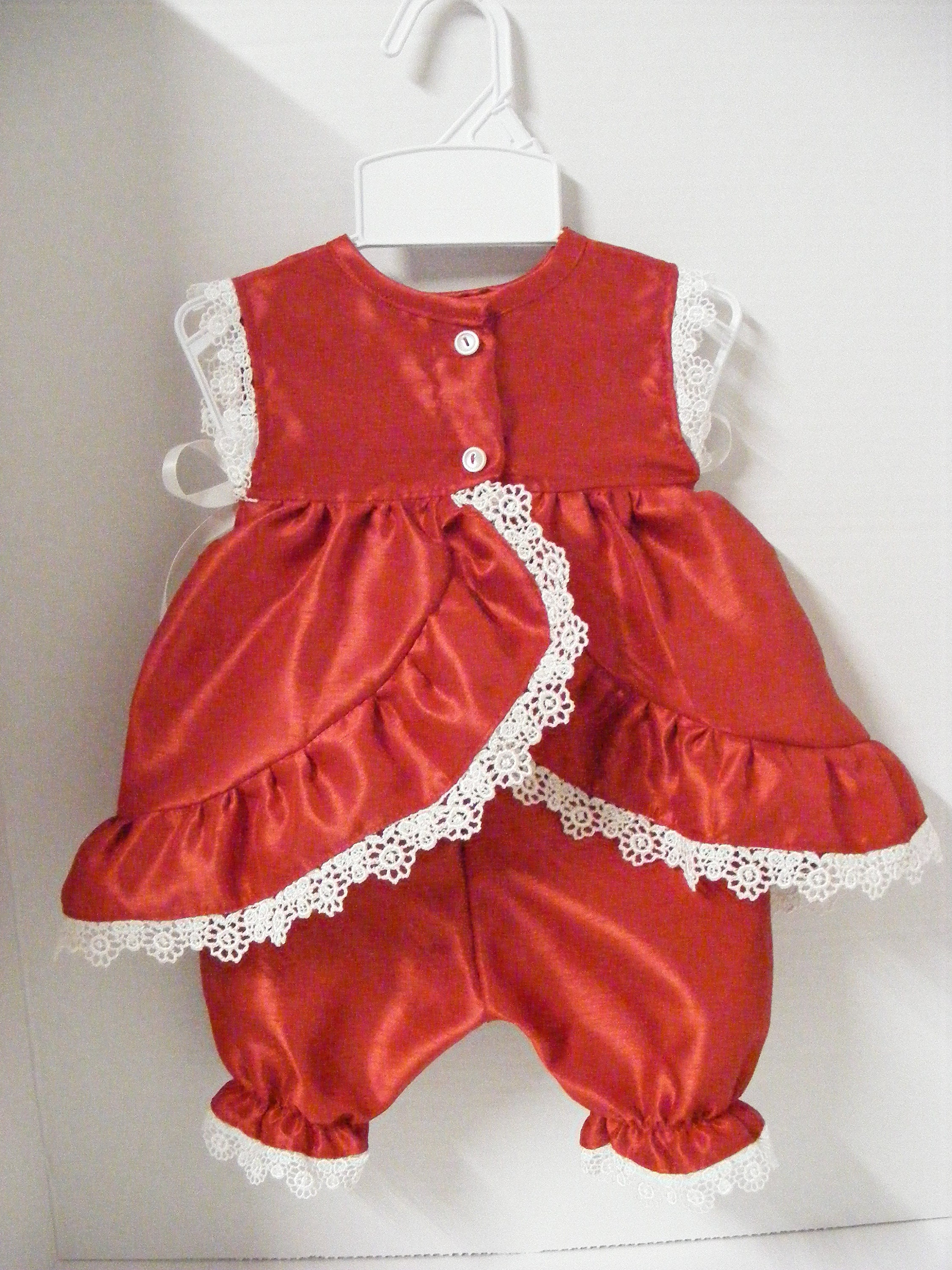 Baby Girl Dress Outfit Red White for Newborn Coming Home, First ...