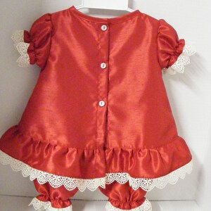 Baby Girl Outfit Red and Beige for Newborn Coming Home or First ...