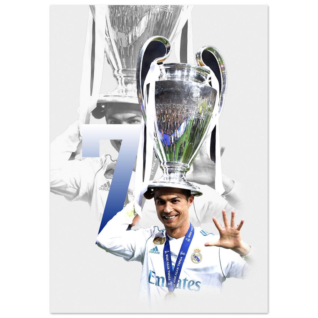 CR7 Poster Football Poster Wall Decor for Ronaldo Fans - Etsy