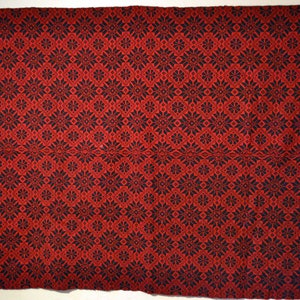 Vintage Romanian Textile Upholstery Reversible Bedspread No1 ...