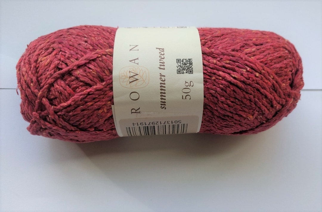 Rowan Summer Tweed Aran Summer Berry 537 Discontinued Silk Cotton Yarn ...