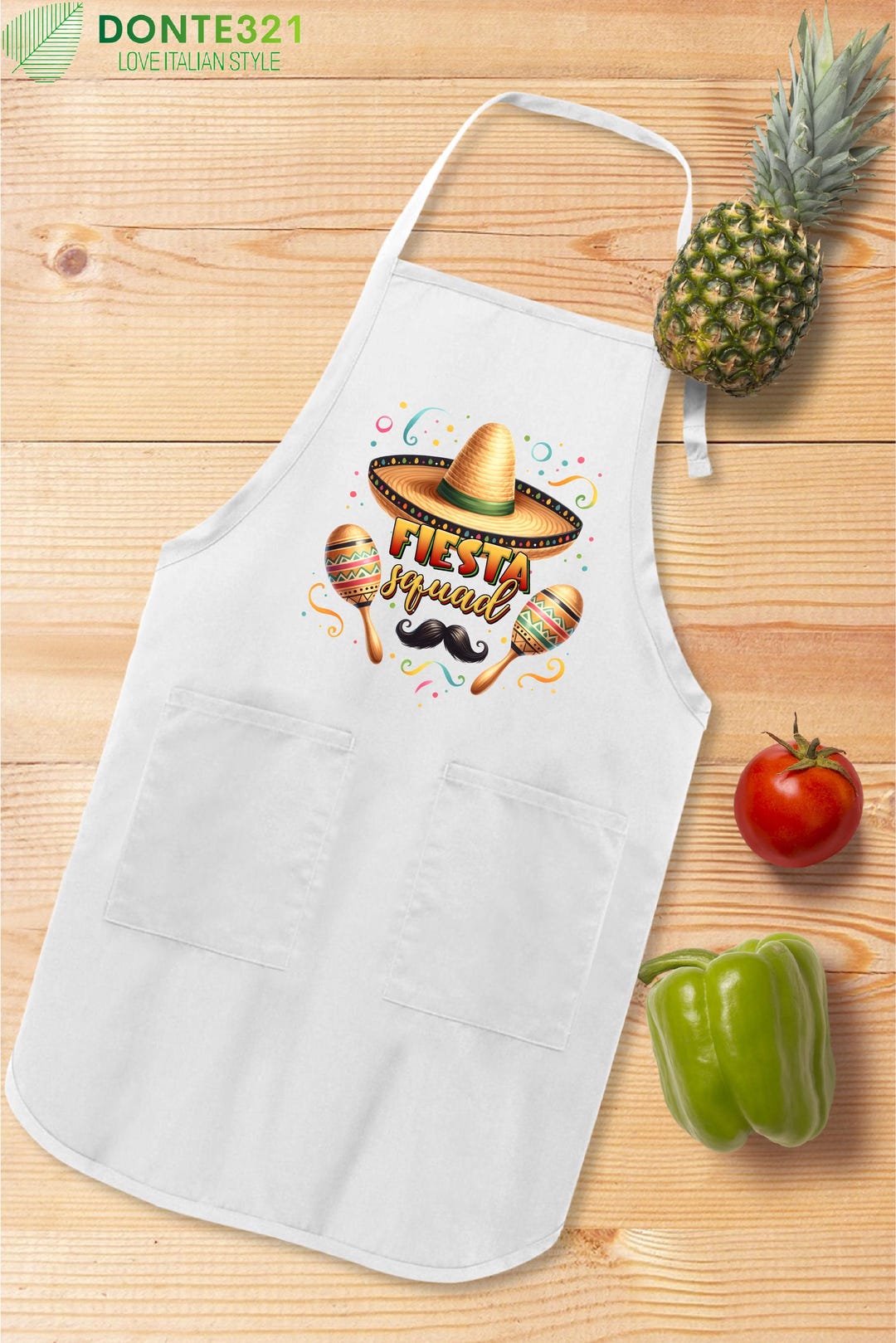 Cocinero Mexicano Apron, Fiesta Squad Apron, Funny Cinco De Mayo Apron ...