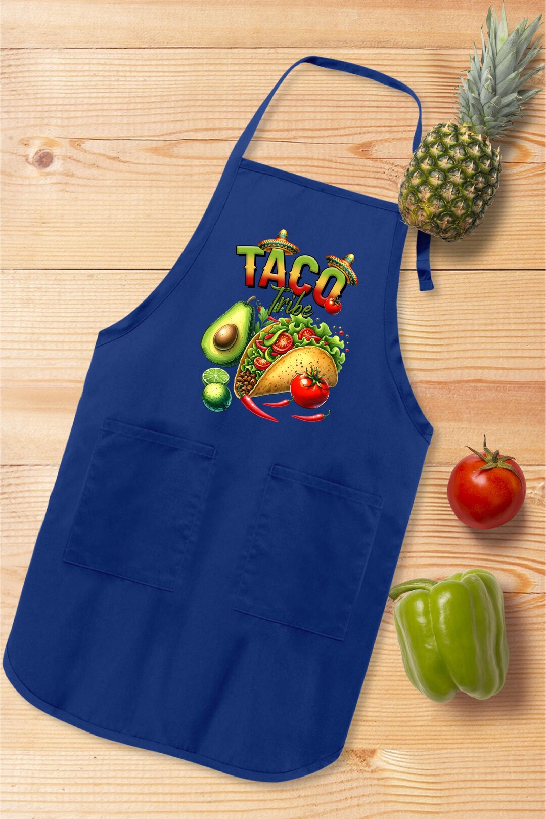 Taco Tribe Apron: Cinco De Mayo Fiesta Kitchen Apron - Etsy