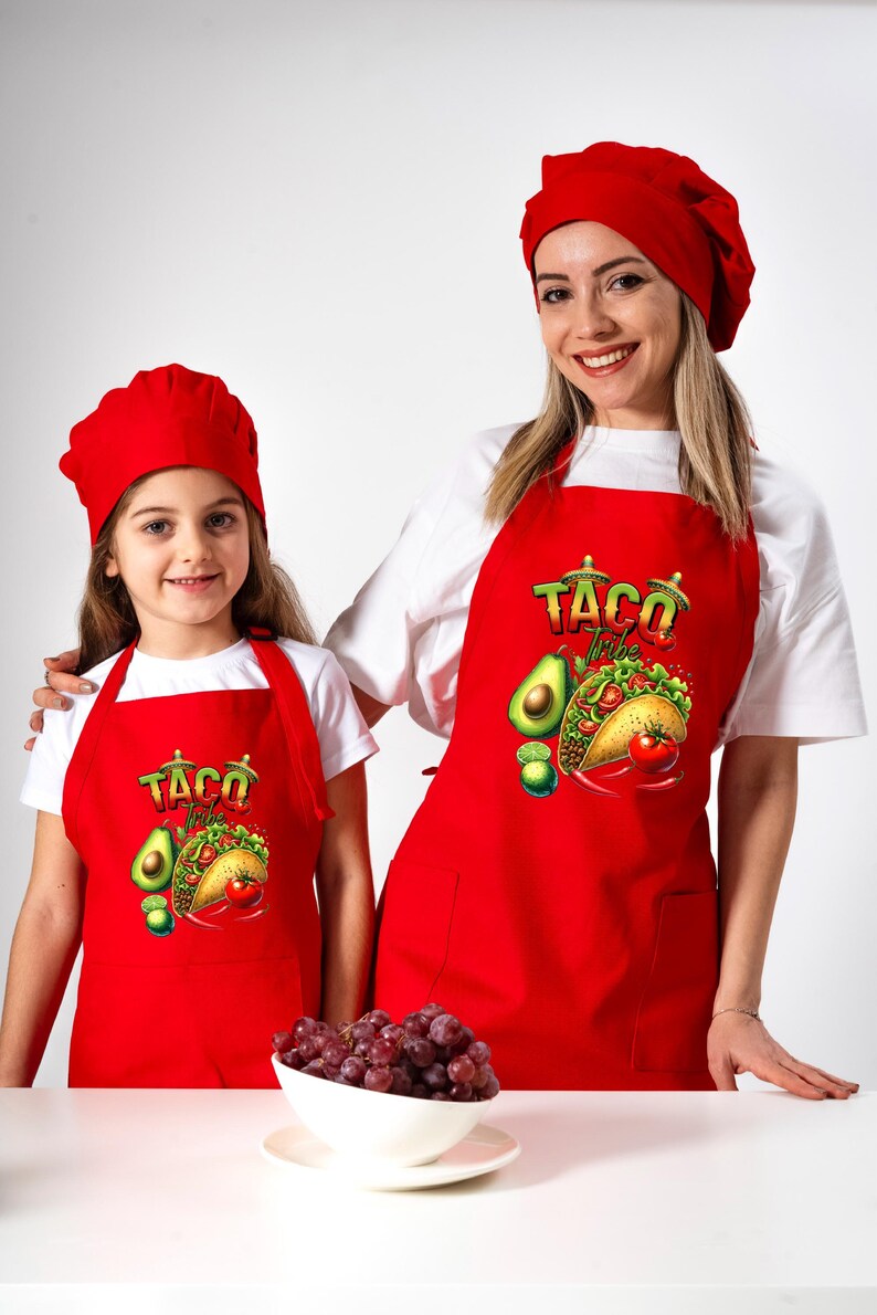 Taco Tribe Apron: Cinco De Mayo Fiesta Kitchen Apron - Etsy