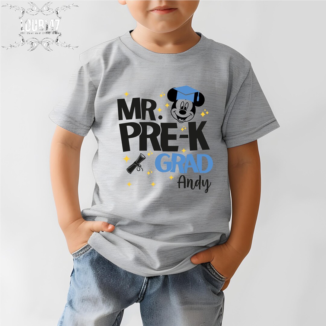 Custom Mr Pre-k Grad 2025 T-shirt, Custom Miss Pre-k Grad 2025 T-shirt ...