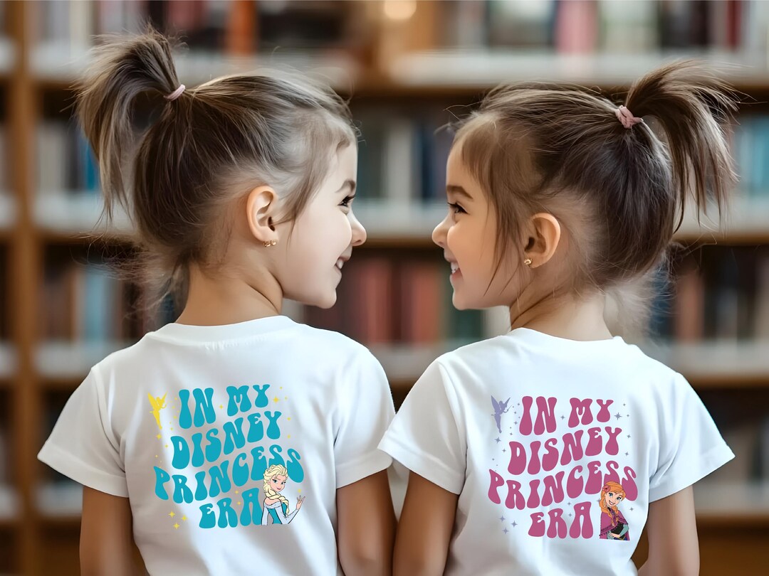 In My Disney Princess Era Shirt, Cute Customizable Disney Princess ...
