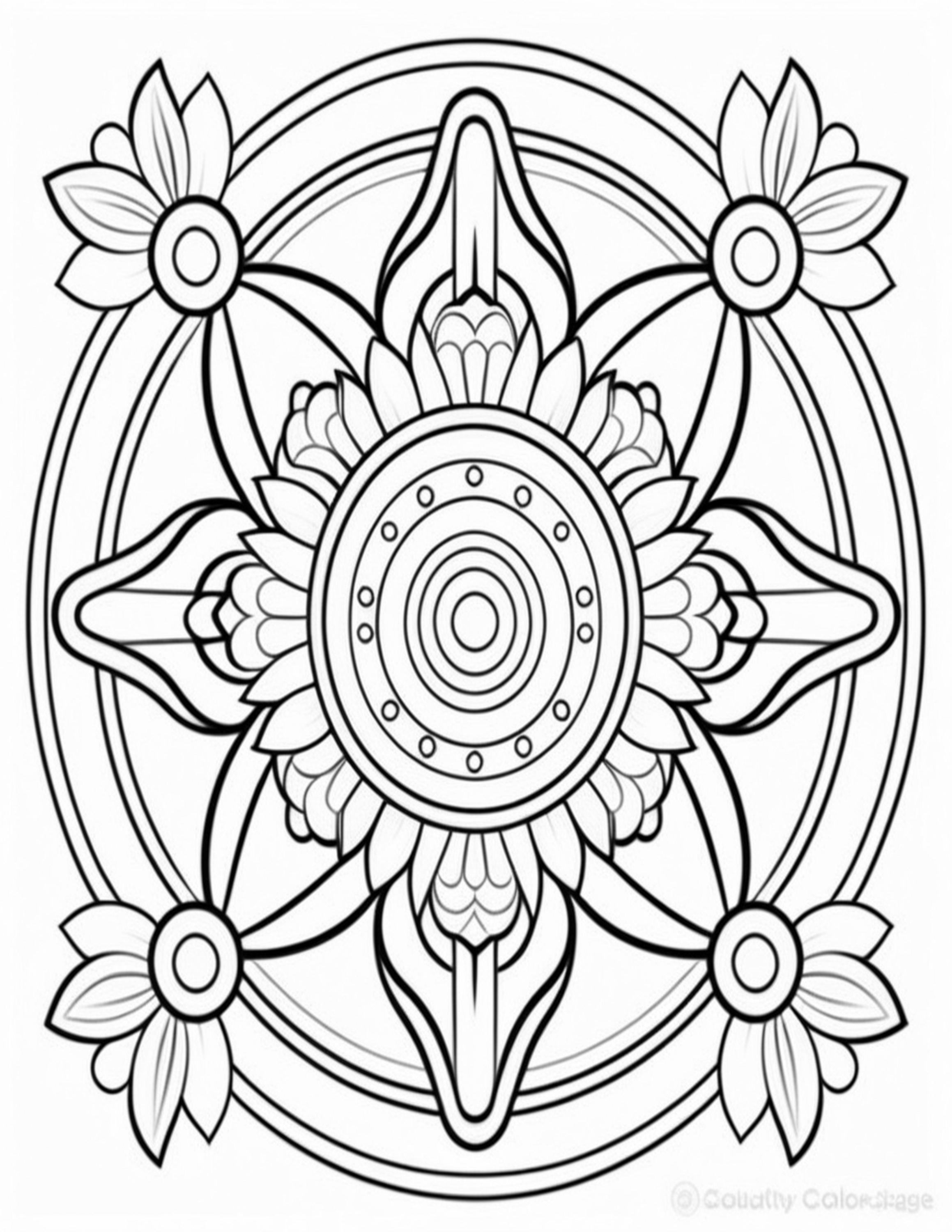 Sacred Geometry & Astrology Coloring Books – Digital Download ...