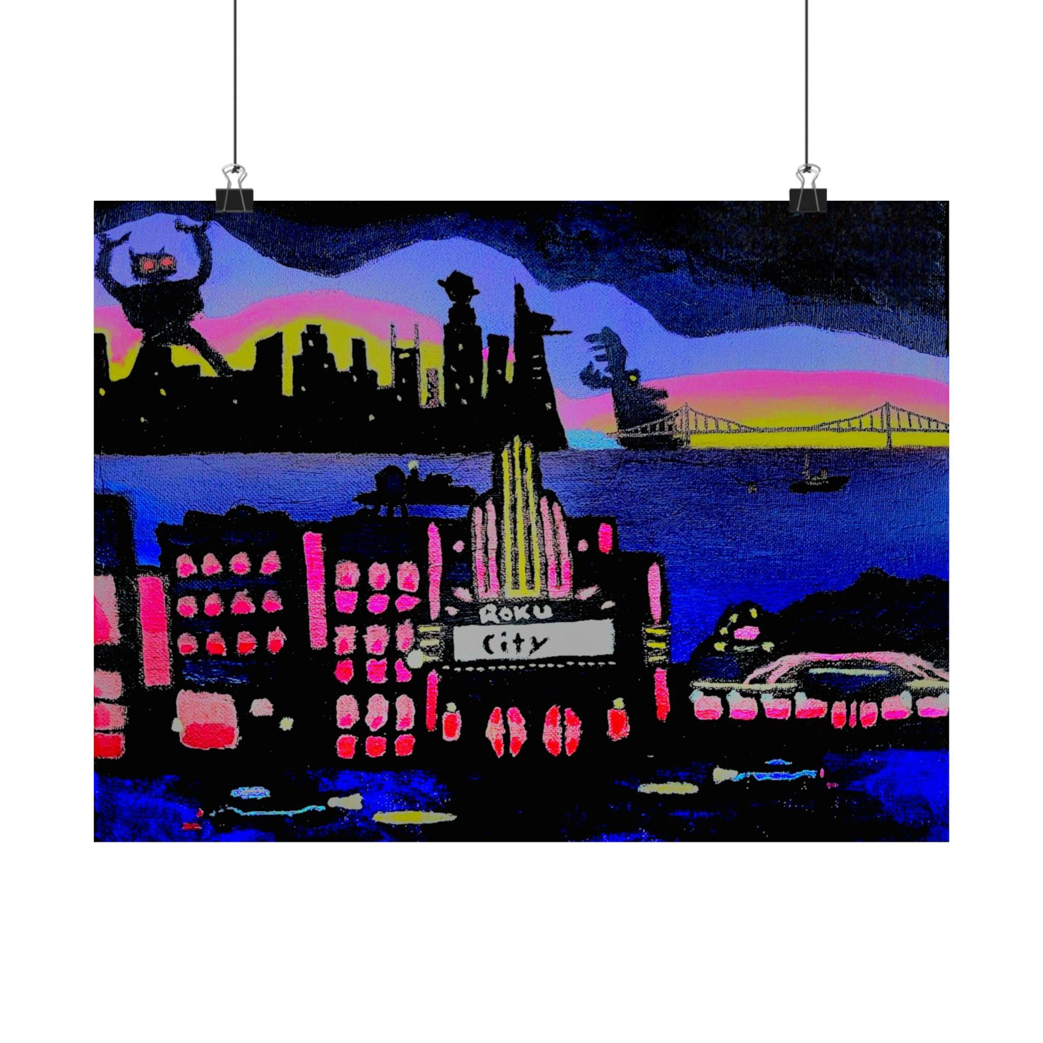 Roku City- Matte Posters - Etsy