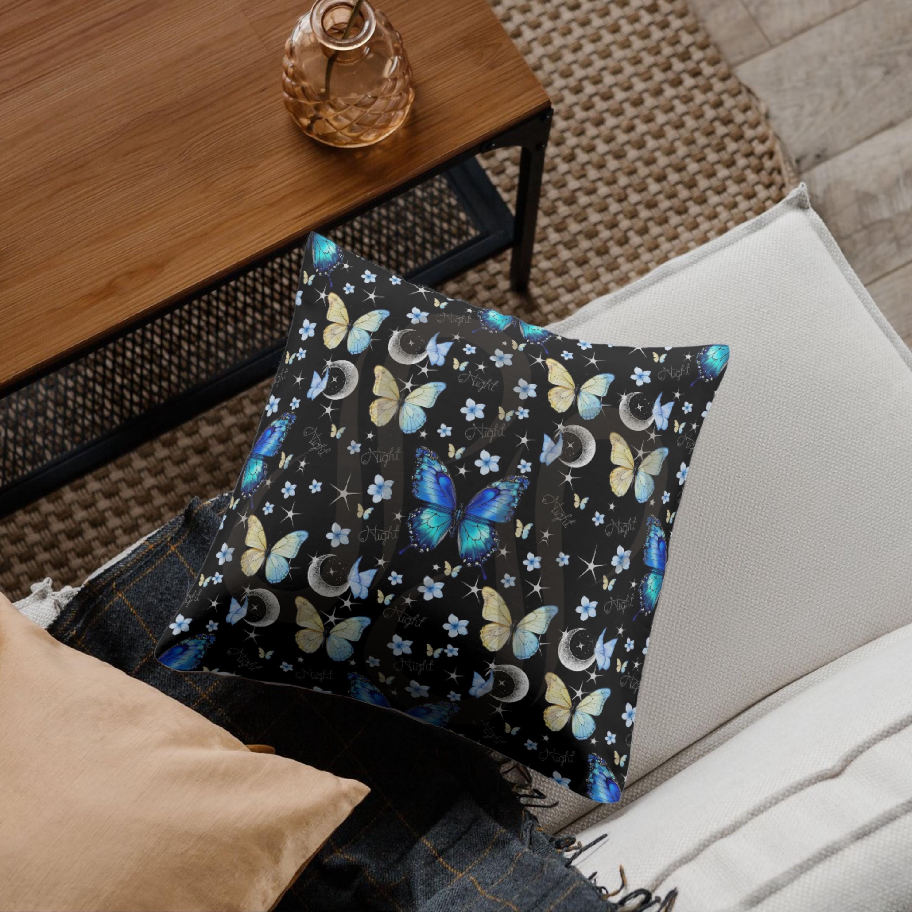 Night Flutters Seamless Pattern | Moon & Butterfly Digital Design ...