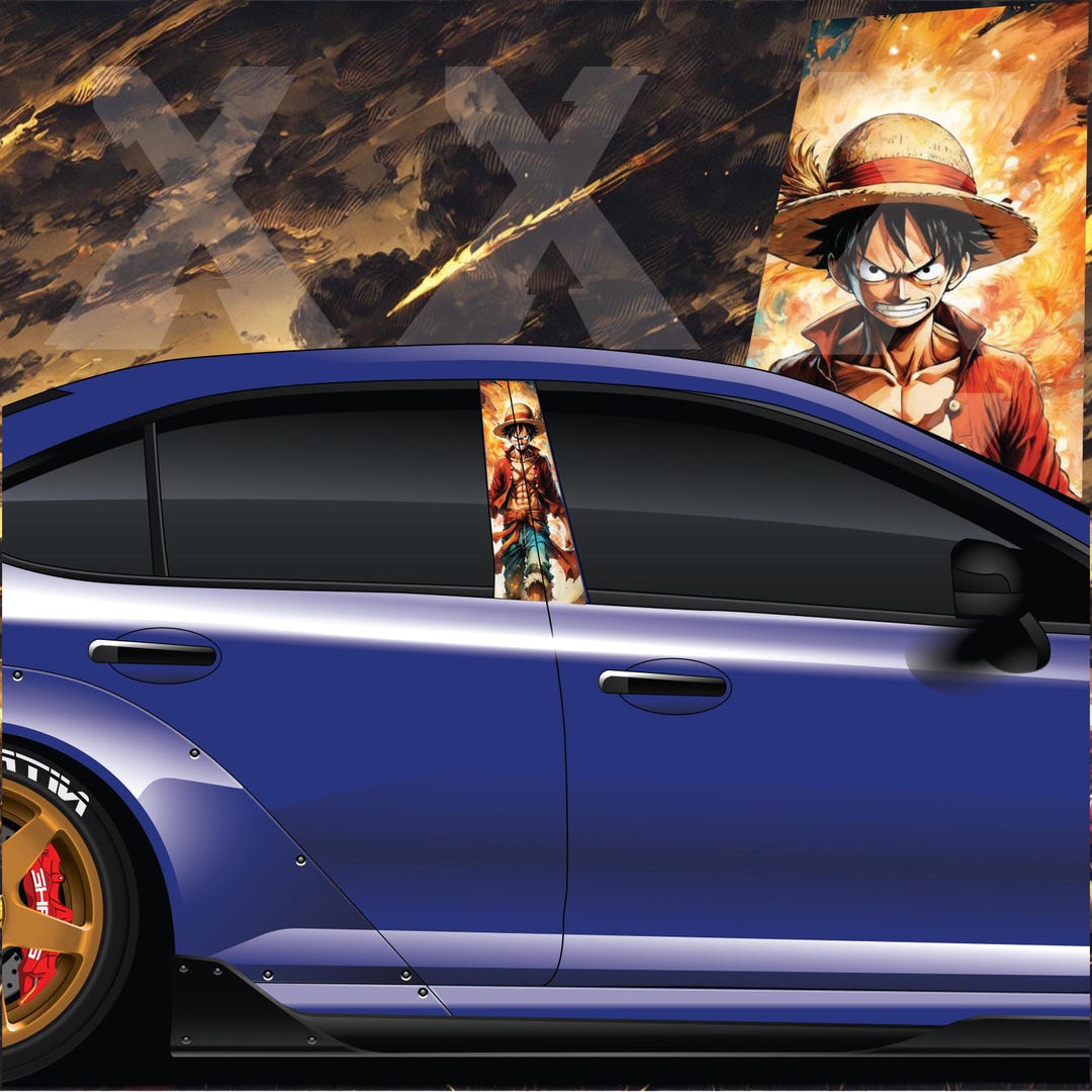 Anime Inspired Car Side Decal, Universal Size, Vinyl Wrap - Etsy