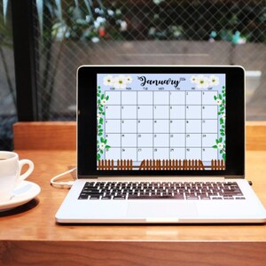 January 2026 Calendar: Penguin Theme, Printable & Editable (digital ...