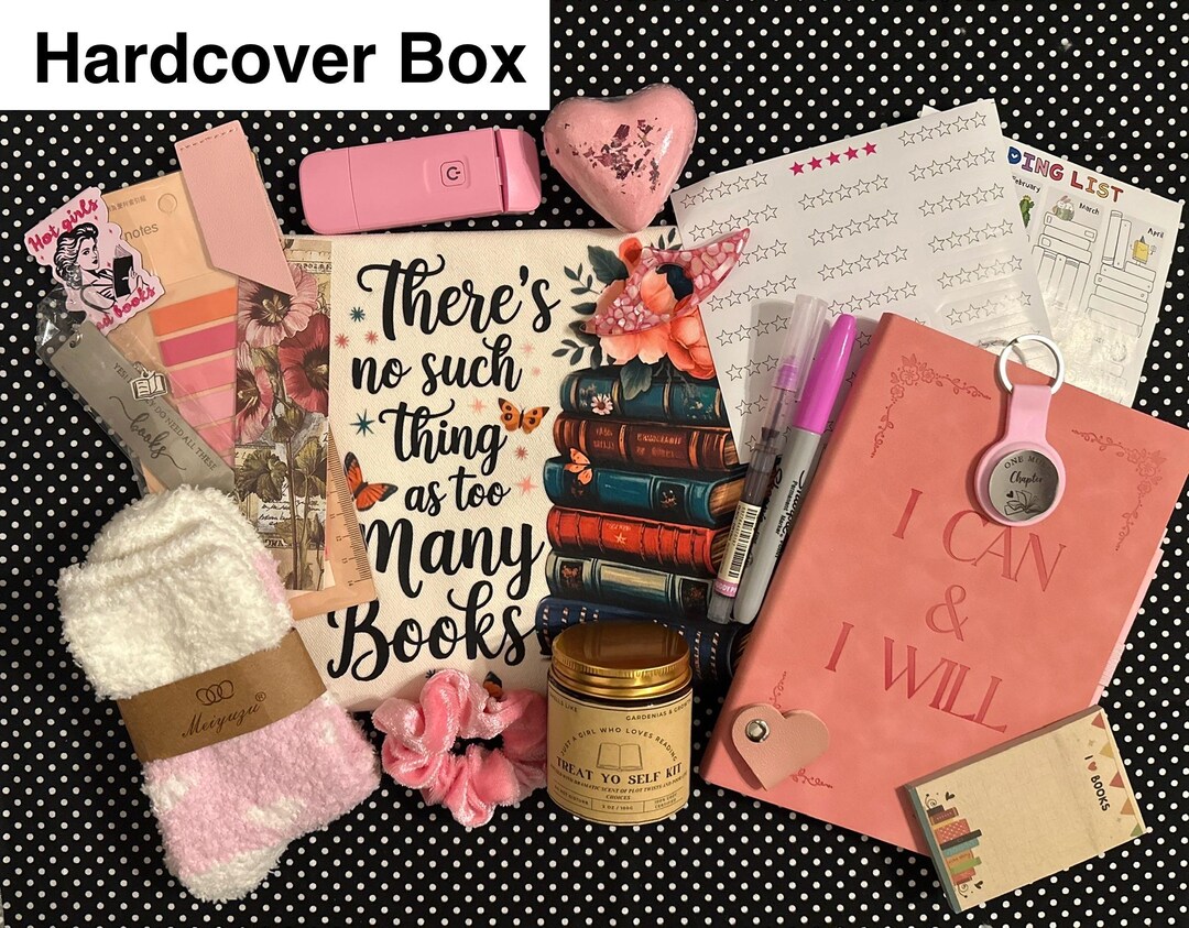 Book Lover Mystery Box – Cozy Gifts for Readers, Teachers, Women ...