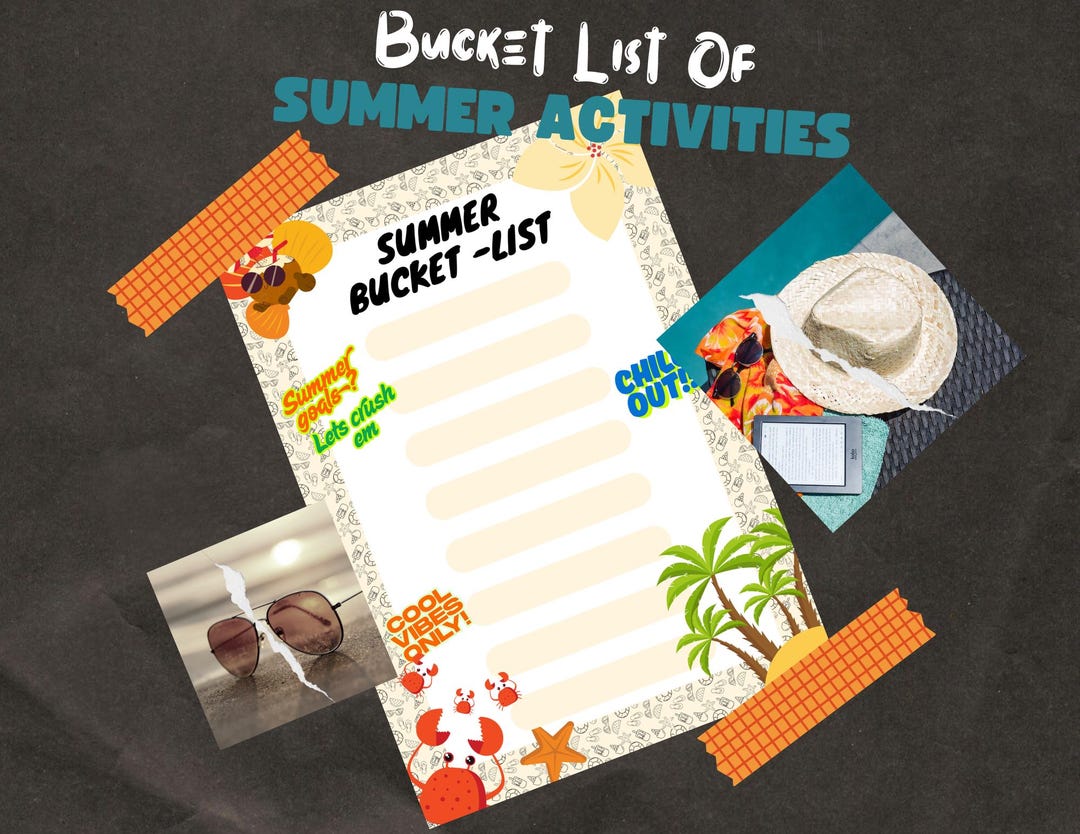 Seasonal Bucket List To-do Bundle – Printable PDF – Fun & Festive ...