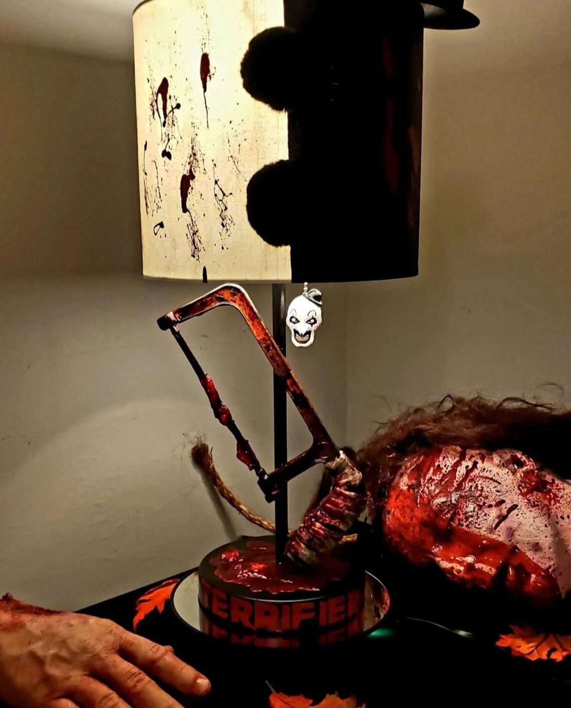 Art the Clown | Terrifier | Halloween Accent Lamp | Handmade Horror ...