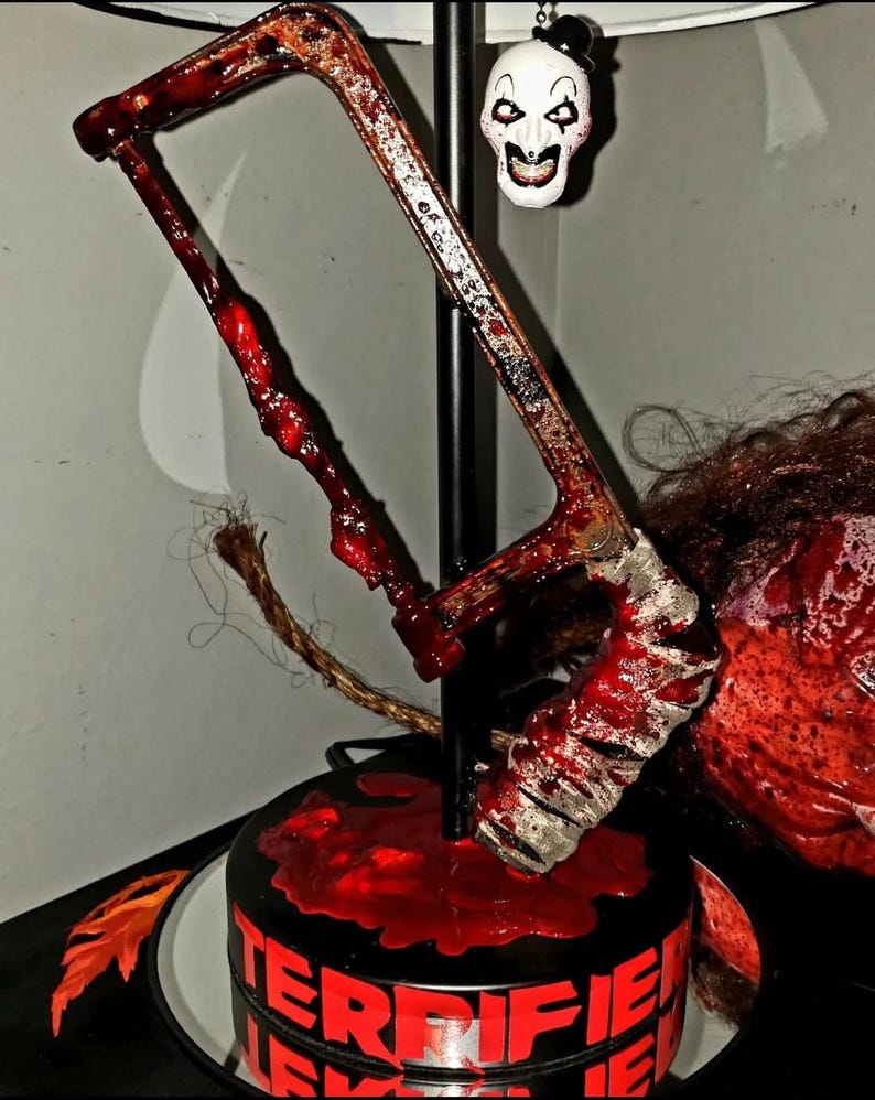 Art the Clown | Terrifier | Halloween Accent Lamp | Handmade Horror ...